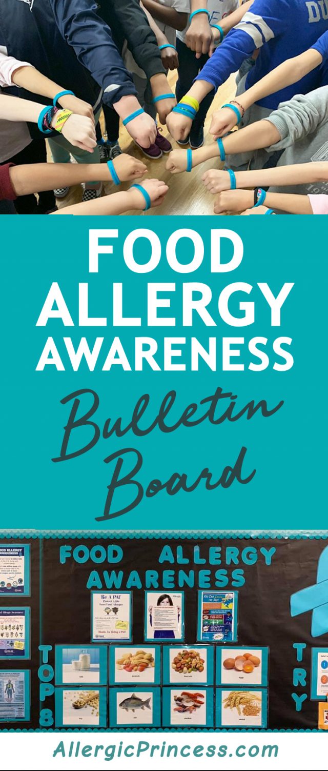 FOOD ALLERGY AWARENESS POSTER BOARD - ALLERGIC PRINCESS