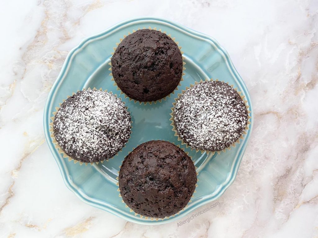 CHOCOLATE WACKY CUPCAKES ALLERGY FRIENDLY - ALLERGIC PRINCESS